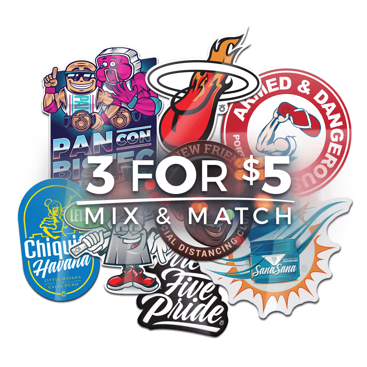 305 ICON - STICKER – 305 PRIDE